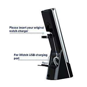 EzTechNest Desk Lamp – 3-in-1 Led Lamp with Built-in Wireless Phone Charger – Smart Desk Lamps for Home Office with Clock and Alarm Display – Dimmable Desk Lamp with Foldable Design