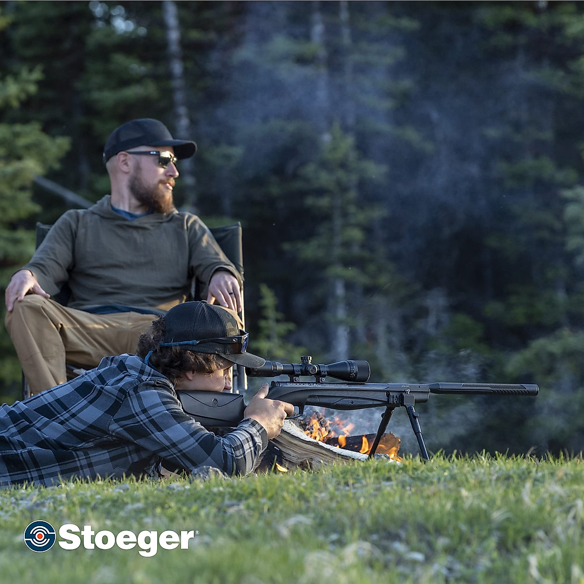 Stoeger S8000-E TAC Airgun Combo - .177 Caliber - Black Synthetic with 3-9x40 Adjustable Objective Scope
