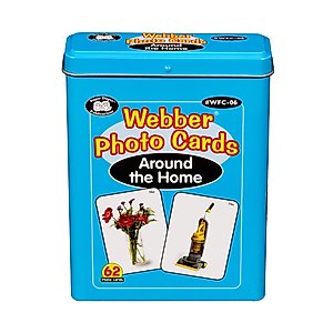 Super Duper Publications | Webber® Around The Home Photo Flash Card Deck | Educational Learning Resource for Children
