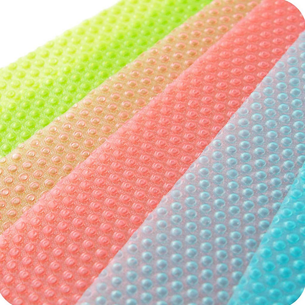 Aoyuexi Refrigerator Mats,Refrigerator Liners for Shelves Washable Fridge Mats Liners Waterproof Fridge Pads Mat Shelves Drawer Table Mats (White)