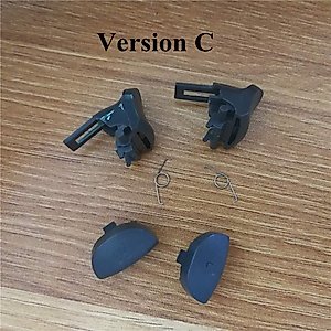 Full Set Buttons L1 R1 L2 R2 Trigger Buttons with Springs Screwdriver Replacement for Sony PS4 Pro JDS040 JDM-040 Game Controller