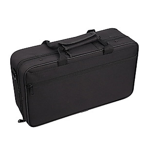 Clarinet Gig Bag Uk Sib Accessories,Clarinet Case,Water resistant Clarinet Bag Case Black Foam Padded Thickened Ox Cloth Storage Bag with Strap for Clarinet Case