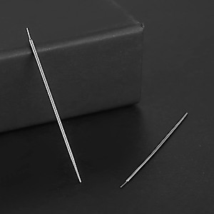 Oveta 16G 18G Threadless Pin Taper Titanium Piercing Taper Pin for Threadless Nostril Ear Lip Piercing Jewelry,2PCS