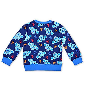 Nickelodeon Blue’s Clues & You Boys’ Sweatshirt and Jogger Set for Infant and Toddler – Blue/Navy
