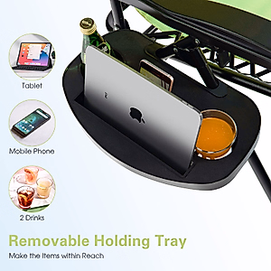 Goplus Zero Gravity Lounge Chairs, 160°Adjustable Folding Recliner w/Pillow and Cup Holder, 350LBS Comfy Outdoor Lounge Chairs for Patio, Lawn, Yard & Camp(1, Green)