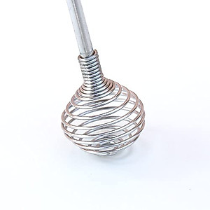 HOMTAK Honey and Syrup Dipper Stick Metal Stainless Steel Wand for Honey Pot Jar Containers - 7.1 inch JAPAN