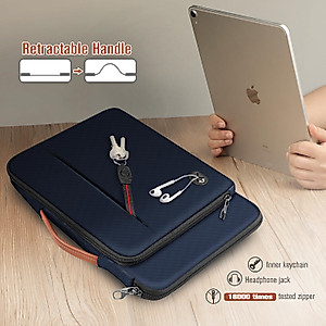 Fintie INPAC 12.9-13 Inch Tablet Laptop Sleeve Case, Briefcase Shoulder Bag for MacBook Pro, MacBook Air, iPad Pro/Air 12.9-13