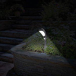 AMIR Solar Landscape Spotlights Outdoor, IPX5 Waterproof Solar Powered Security led, Motion Sensor Light for Yard Garden Patio Driveway Pool (Latest Version)