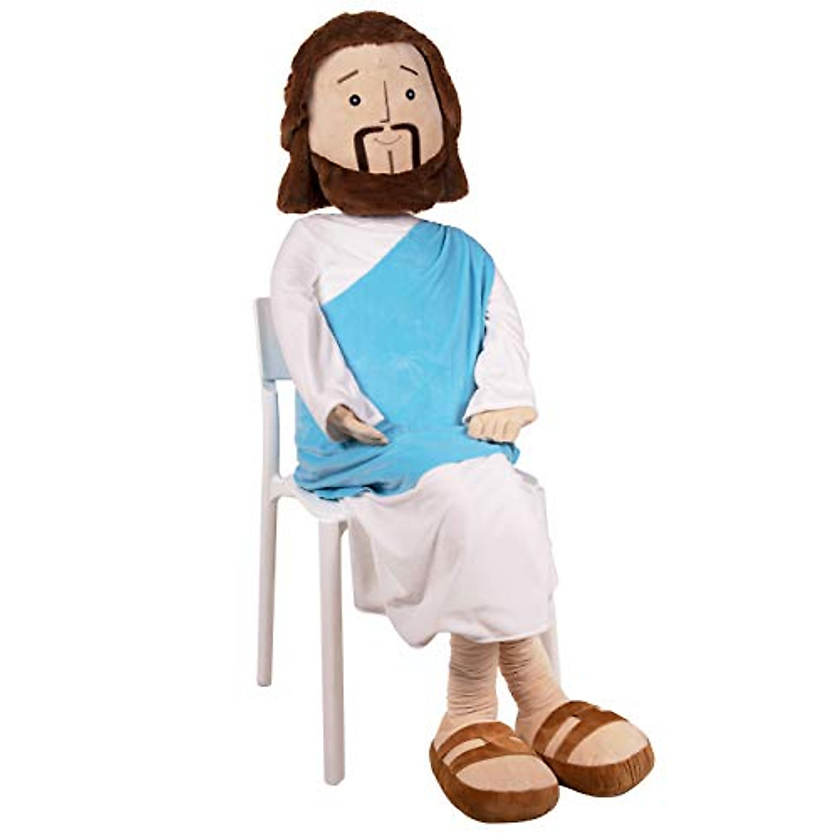 KANGAROO Giant 6 Foot Plush Jesus Doll; Great for Christmas, Easter, Kids' Bedrooms, Churches & Christians! Tower of Babel Humongous