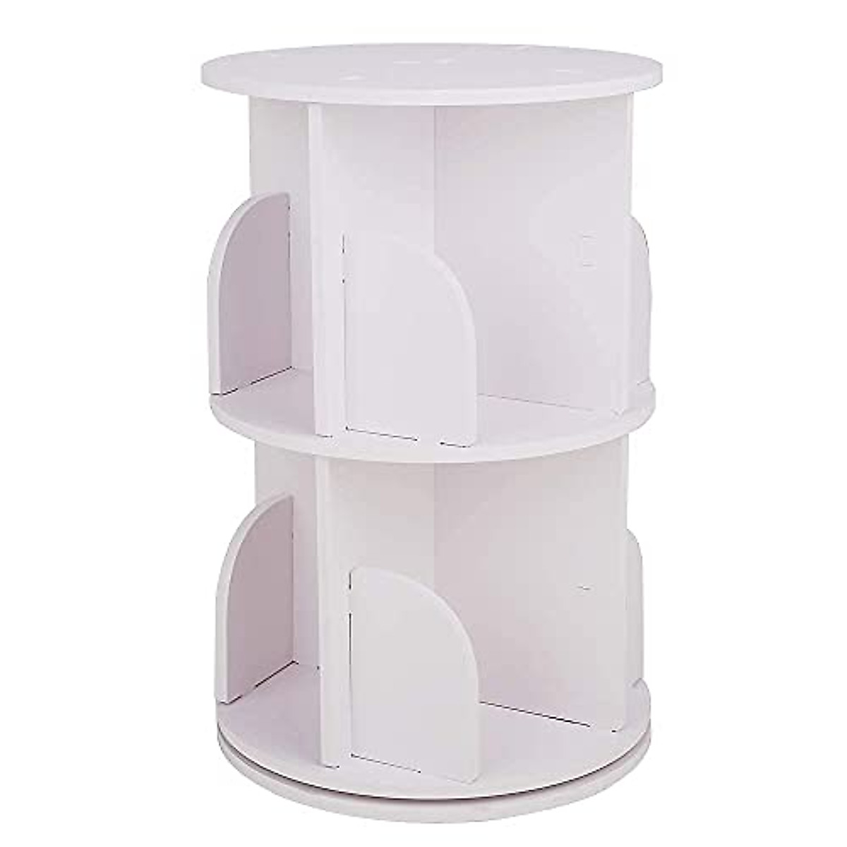 NAIYUFA Rotating Bookshelf 360 Display Floor Standing Bookcase Storage Rack for Kids&Adults Multi-Functional Bookshelf Organizer