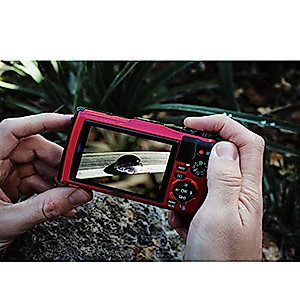 OLYMPUS Tough TG-6 Waterproof Camera, Black Tough TG-6 Waterproof Camera, Red Bundle