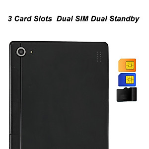 Honio Office Tablet, HD Tablet Octacore CPU Dual Camera US Plug 100‑240V (Black)