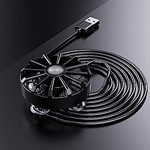 JYXDKD Suspended Mobile Phone Cooler Portable Cooling Fan Adjustable Holder Heat Sink for Mobile Radiator Game Pad (Color : D)