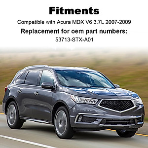 WMPHE Compatible with Power Steering Pressure Hose Assembly Acura MDX V6 3.7L 2007 2008 2009, Replace OEM 53713-STX-A01, 3401214