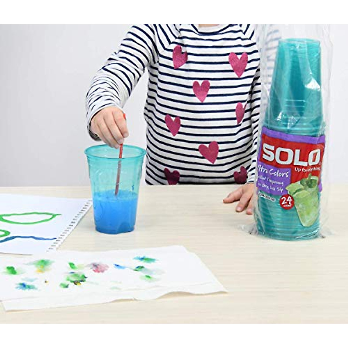 SOLO Cup Company Ultra Color Cups, 16 Ounce, 144 Count