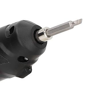 Cordless Screwdriver,Small Electric Screwdriver with 2pcs Bit Tool Set Kit,3N·m High Torsion and 180rpm High Speed Power Screwdriver,for Drilling Punching Screwing Repair(Black)