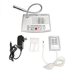 Retekess TW101 Window Speaker Support Mute, External Audio, Intercommunication Microphone for Business, Travel Agency, Hospital, School