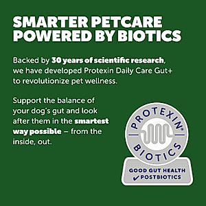 Protexin Daily Care Gut+ Mobility, 60 postbiotic Dog Supplement Chews – Chicken and Bacon Flavored