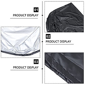 BESPORTBLE Outdoor BBQ Cover Square Shape Polyester Barbecue Oven Cover Grill Cover Garden Grill Cover