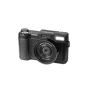 Minolta MND30 30 MP / 2.7K Ultra HD Digital Camera (Black)