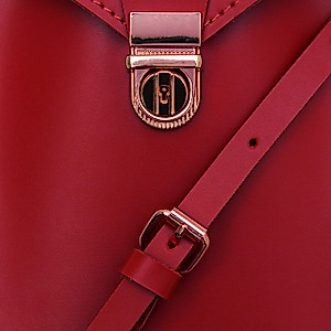 Small Crossbody Cell phone Purse for Women, Touch Screen Cellphone Bag Shoulder Handbag Card holder Wallet (Red)