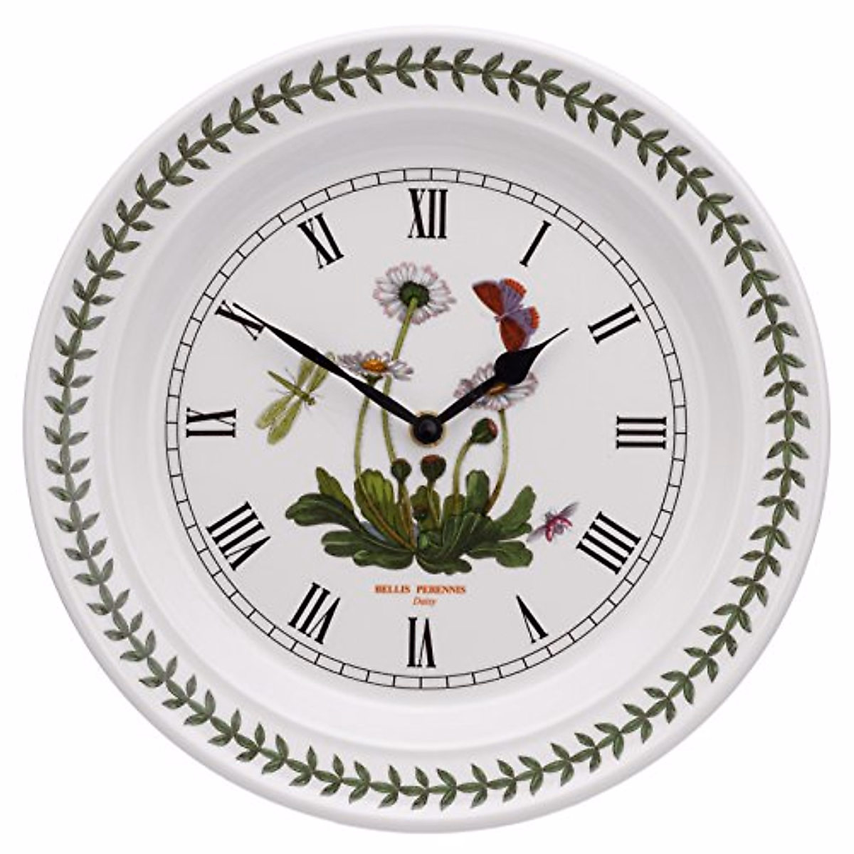 Portmeirion Botanic Garden BGHG61000 10-Inch Daisy Wall Clock, Multi-Colour