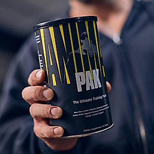 Animal Pak - Convenient All-in-One Vitamin & Supplement Pack - Zinc, Vitamins C, B, D, Amino Acids And More - Sports Nutrition Performance Multivitamin For Women & Men - 44 Count