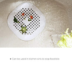 2 Pack Shower Drain Hair Catcher, Bresuve Silicone Tube Drain Hair Catcher Stopper Filter with Sucker for Bathroom Kitchen Rubber Bathtub Strainer Cover Hair Catcher (Gray)