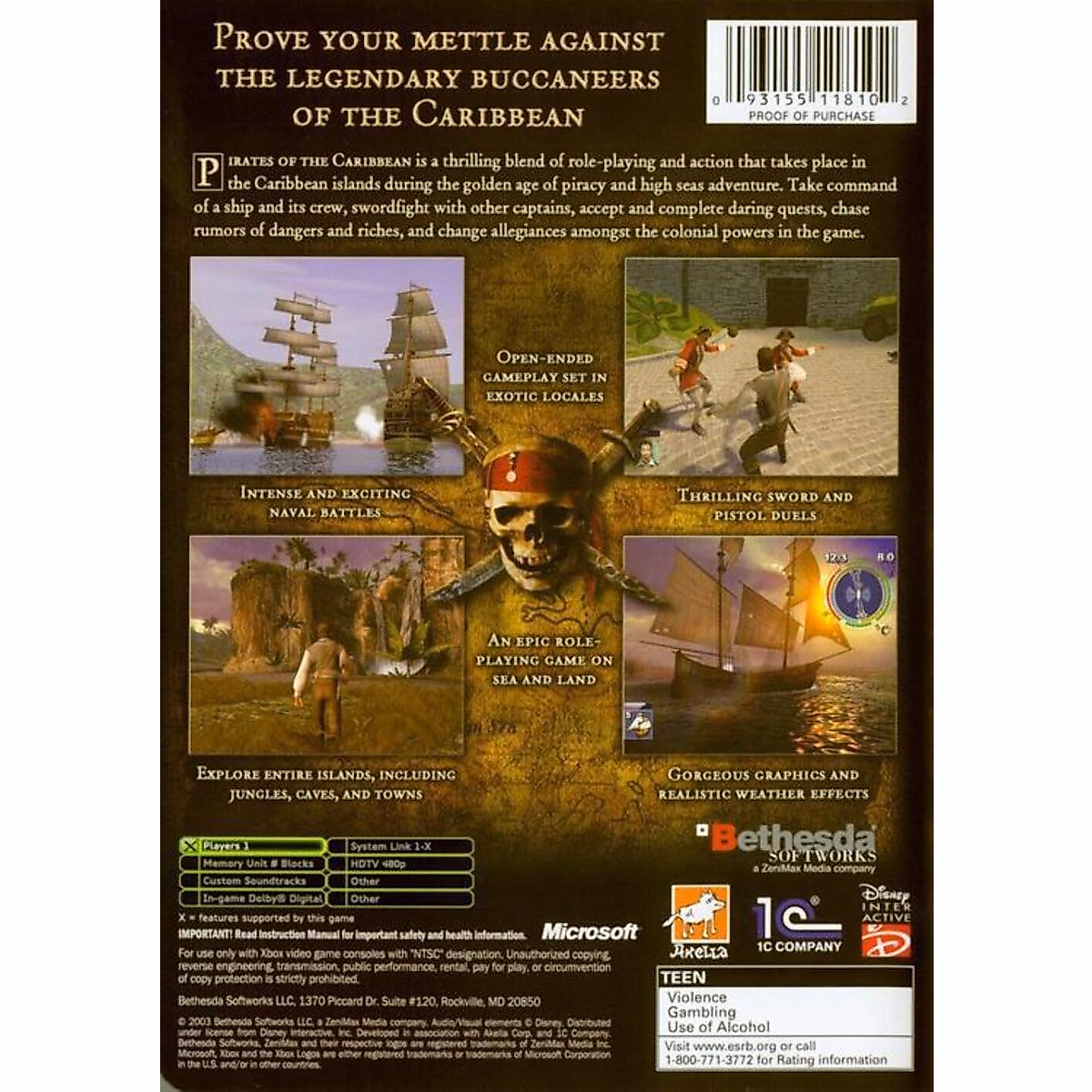 Pirates of the Caribbean - Xbox