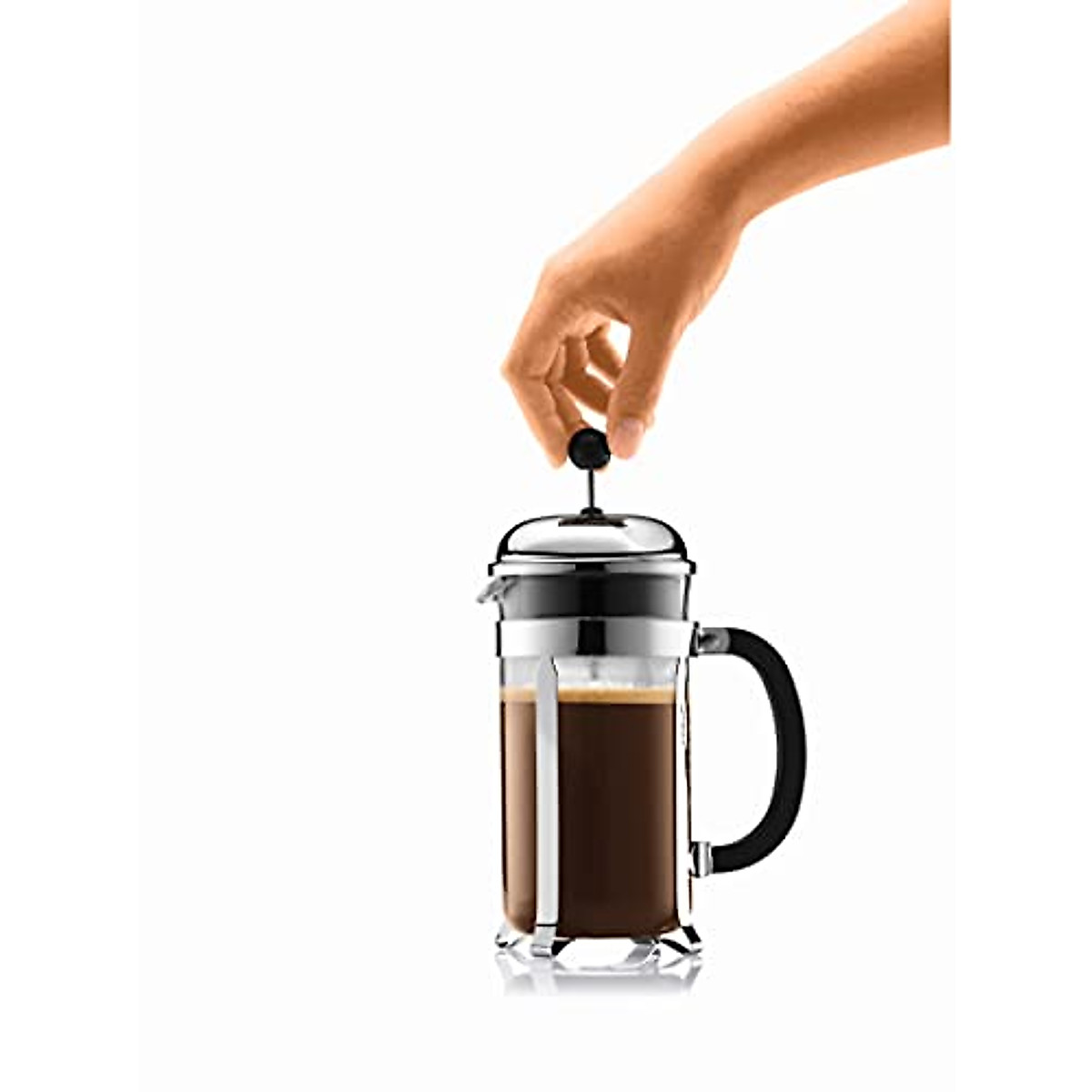 Bodum Chambord French Press Coffee Maker, 51 Ounce, 1.5 Liter, Chrome