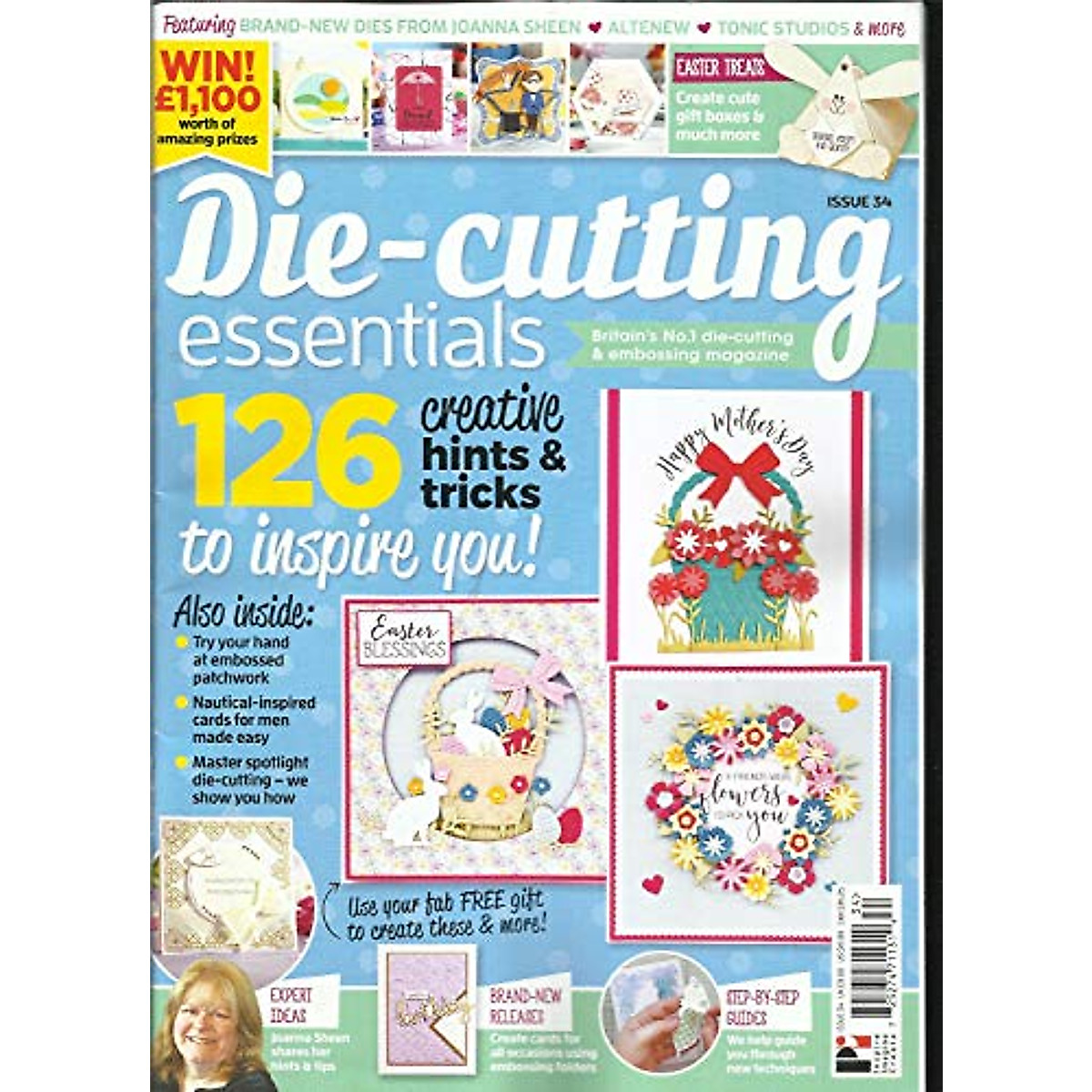 DIE CUTTING ESSENTIALS, ISSUE # 34 FREE GIFTS OR INSERTS ARE NOT INCLUDED.