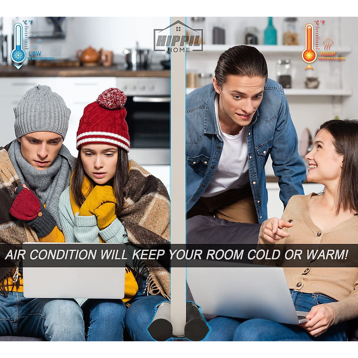 Door Draft Stopper,Under Door Draft Stopper,30-36" Door Draft Blocker, Draft Stopper for Bottom of Door,Front Door Draft Stopper Weather Stripping,Door Sweep Soundproof,Grey