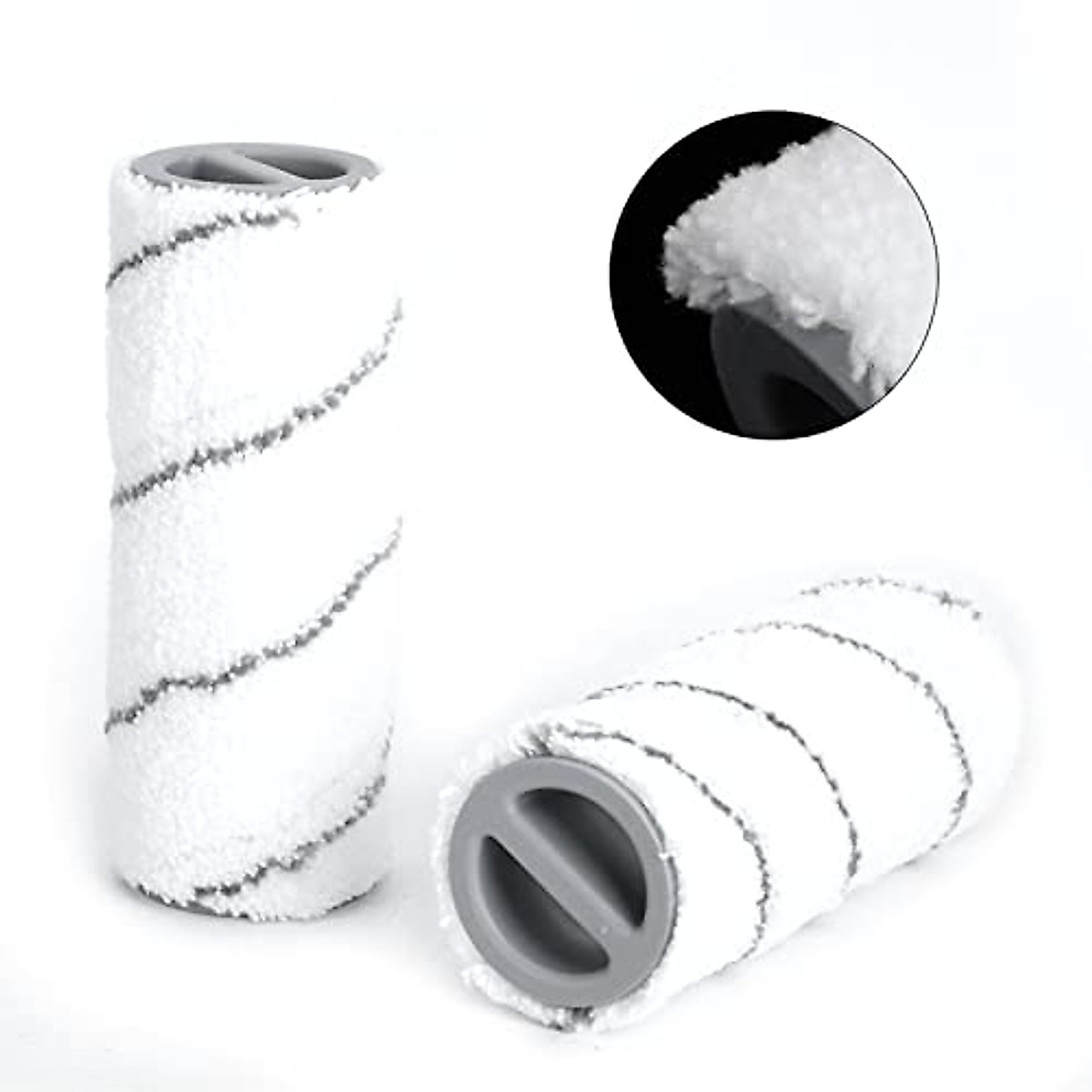 Roller Brush Replacement Accessories Fit for KARCHER FC3 FC5,Vacuum Floor Sweeper Cleaner Household Accessories,2Pcs,Durable,Easy to Install and Use