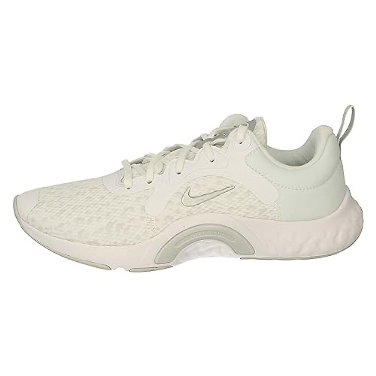 NIKE Women's Sneaker, White Metallic Platinum 101, 9