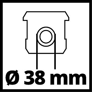 Einhell Dirt Collection Bag 10 L Set of 5 Wet and Dry Vacuum Cleaner Accessories, Red, Black