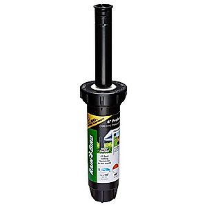 Rain Bird 1804HDSP25 Pressure Regulating (PRS) Professional Dual Spray Pop-Up Sprinkler, 180° Half Circle Pattern, 8' - 15' Spray Distance, 4" Pop-up Height