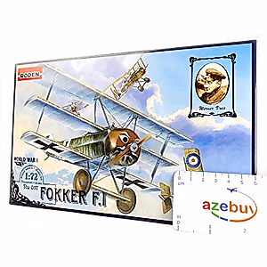 Fokker F.I German Fighter Aircraft WWI 1/72 Scale Plastic Model Kit Roden 017
