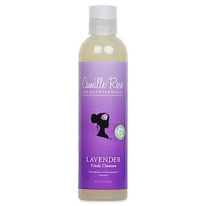 Camille Rose Lavender Fresh Cleanse, Detangling and Moisturizing Shampoo, with Apple Cider and Lavender Oil, 8 oz