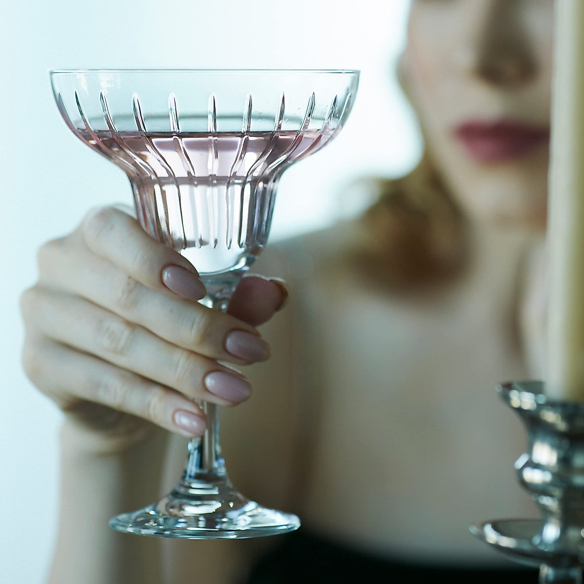 GRACE ERA Margarita Glasses Set Cocktail Glasses for Bar, Frozen Margaritas, Martini, Mixing Cocktails, Gin and Tonic glasses, Set of 2-10oz (Set of 2)