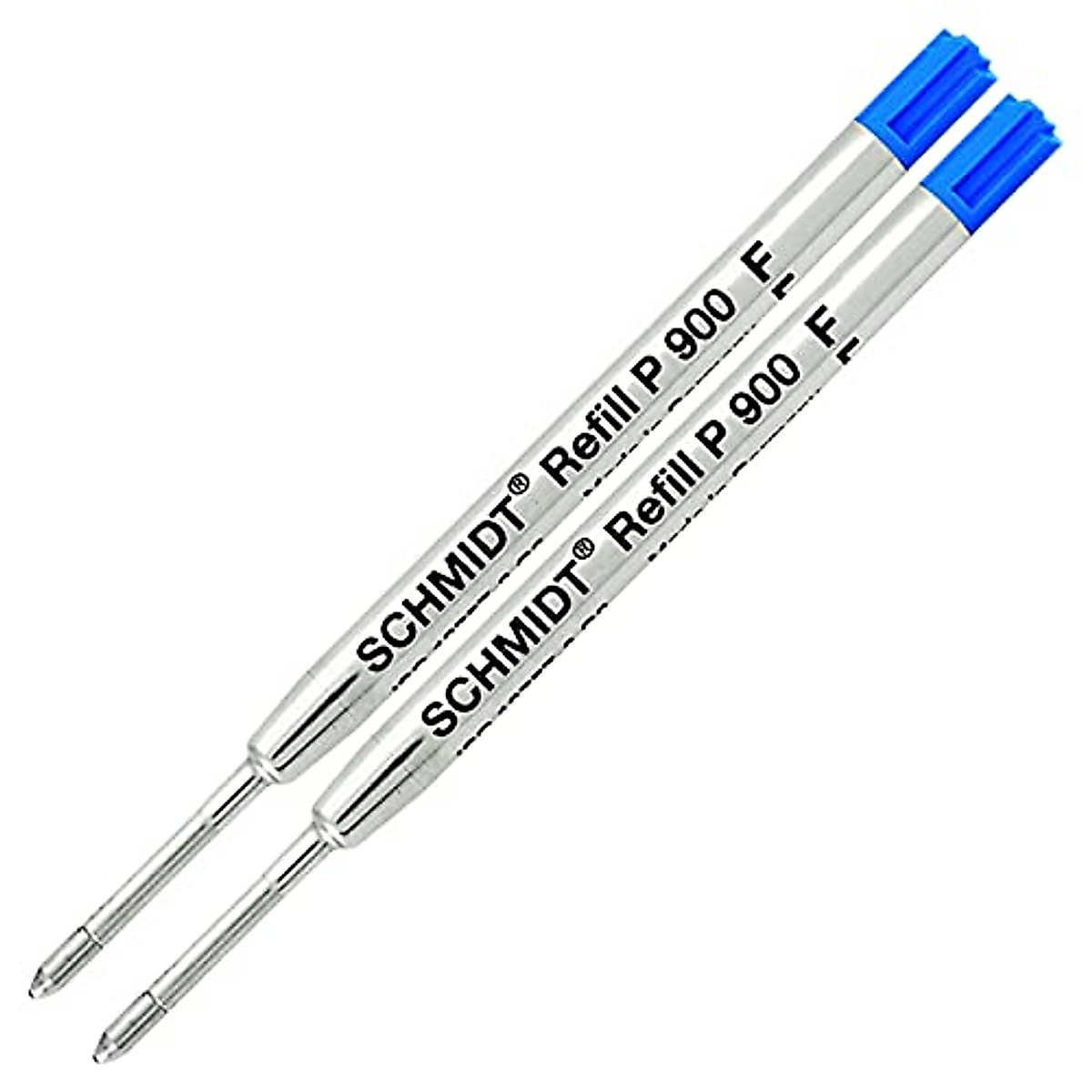 SCHMIDT 2 Pack - Blue-P900-Fine Tip Parker Style Ballpoint Refill