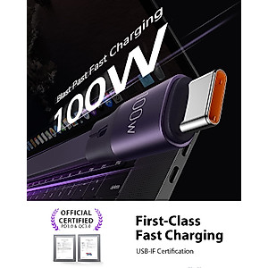 CAFELE Multi Charging Cable [Travel Companion] 100W Retractable Charging Cable, 3in1 Charging Cable Multiple Ends with USB C, USB L, Micro USB, Chargers for Multiple Devices Phone 14 Samsung MacBook