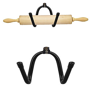 Rolling Pin Holder Rolling Pin Display Rack Rolling Pin Storage Rolling Pin Display Rack – Wall Mount Bottle Storage Organizer – Hardware Included - Rustic Home Decor Colonial Wall Décor - No Rolling