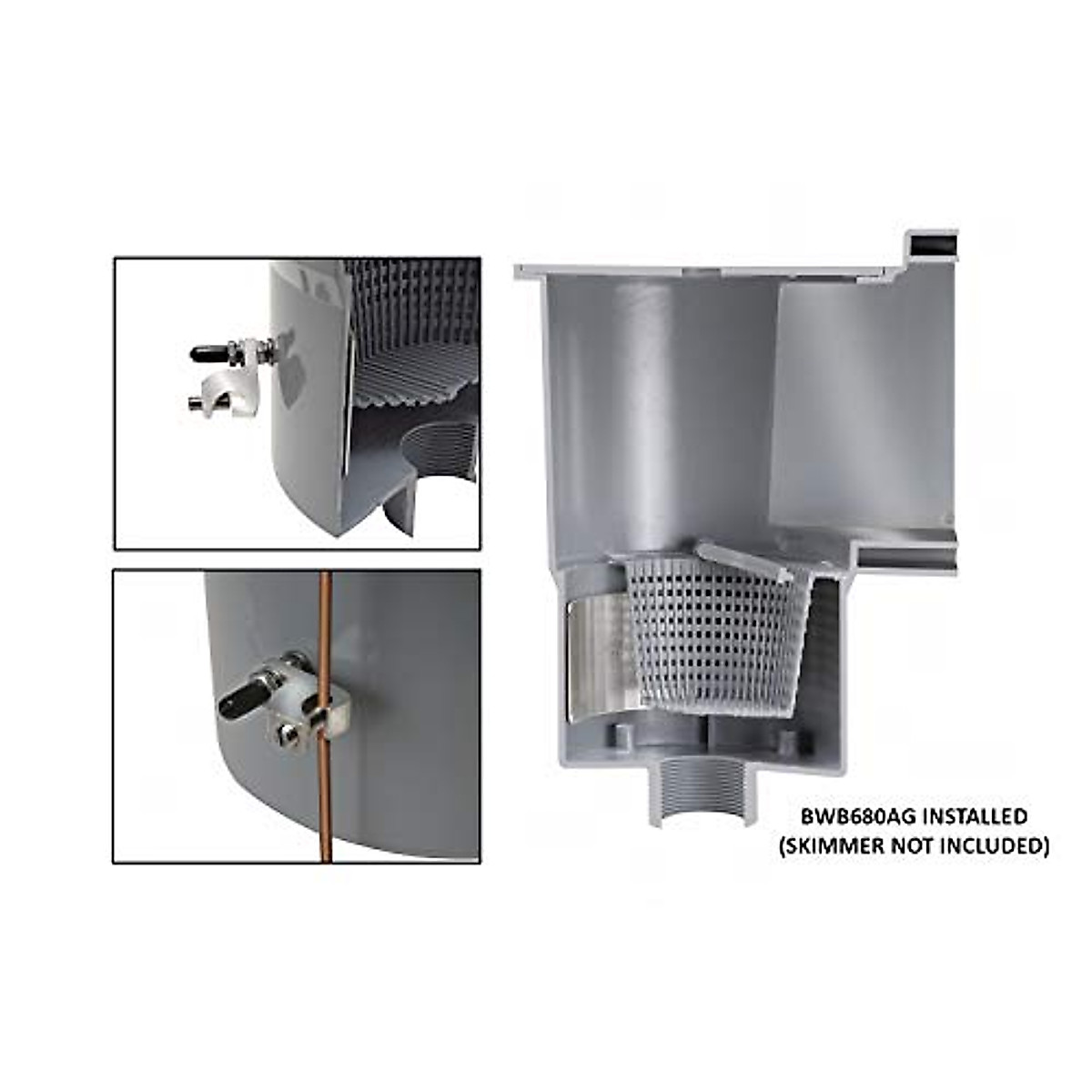 Burndy BWB680AG Waterbug Mechanical connectors, Silver