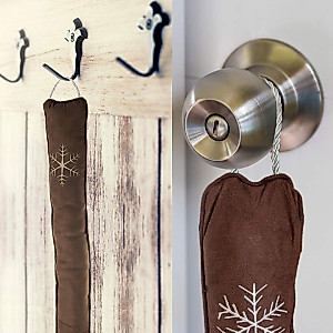 Simply Genius Cold Weather Door Draft Stopper - 36 Inch Brown Wind Blocker for Door Bottom and Window Sill