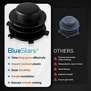 BlueStars Trimmer Head Spool Cap Cover for Autocut 25-2 Stihl FS90R FS44 FS56 FS90 FS100RX FS110R FS120R FS130R FS240R FS56C FS55 FS55R FS55RC String Trimmer Weed Whacker - Pack of 6