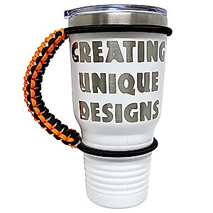 Creating Unique Designs Handmade Elastic Tumbler Handles 20 30 32 40 oz (Handle Only) (Sports Team Cincinnati 2)
