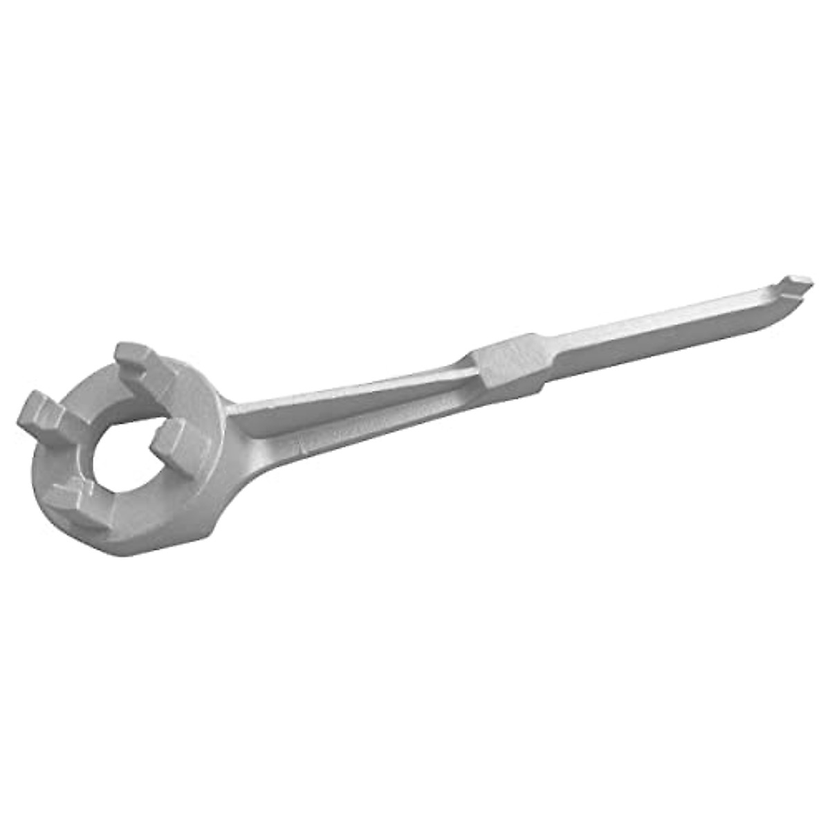 NACHEE Aluminum Drum Wrench, Drum Plug Bung Wrench for Opening 10 15 20 30 50 55 Gallon Drum, Fits 2 in and 3/4 in Bung Caps