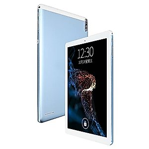 PUSOKEI 10.1 Inch Tablet Blue,2.4G 5G Dual Band WiF,6GB RAM 128GB ROM,Front 5MP Rear 13MP Camera,1960x1080 IPS HD Screen,8800mAh,Dual SIM Cards Calling Tablet(#2)
