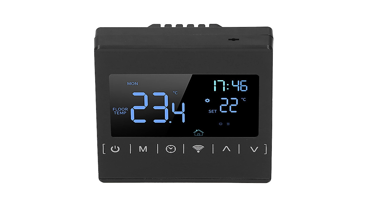 Floor Heating Controller with Touch Screen - Programmable WiFi Thermostat