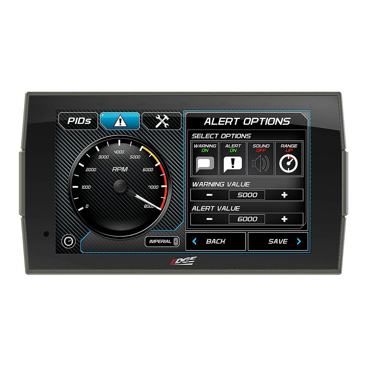 Edge Products CTS3 84130-3 Touch Screen OBD2 Monitor Gauge Scanner & License Plate Reverse Backup Camera 98203 Compatible with 1996 Vehicles & Newer